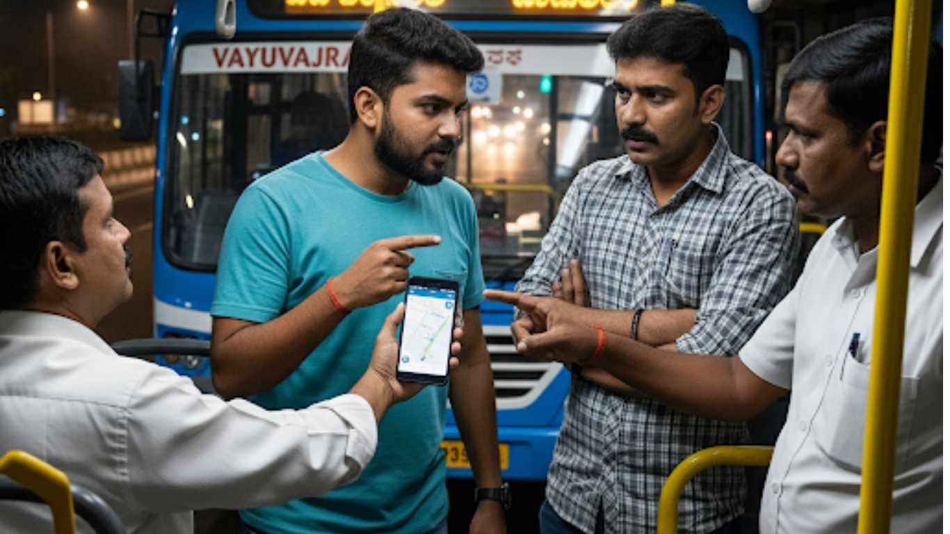 Bus Stop Dispute - Turns into Language Row in Bengaluru.! | InsightRush